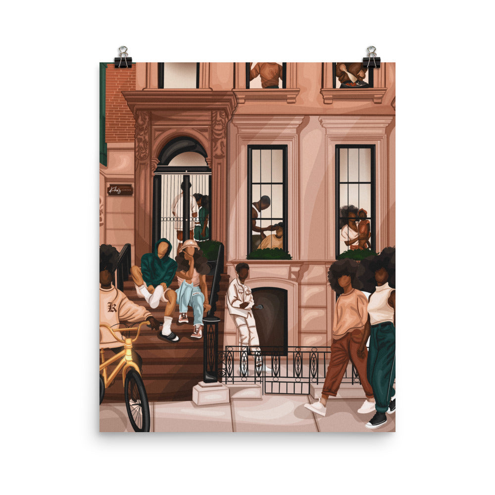 COMMUNITY PRINT | BLACK ART WALL DECOR – Khia's Canvas