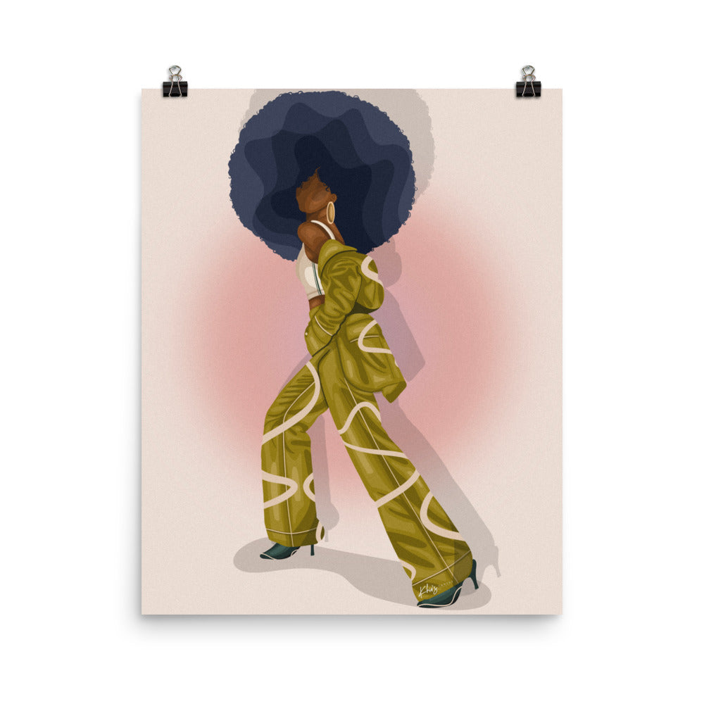 STRUT PRINT | BLACK ART WALL DECOR – Khia's Canvas