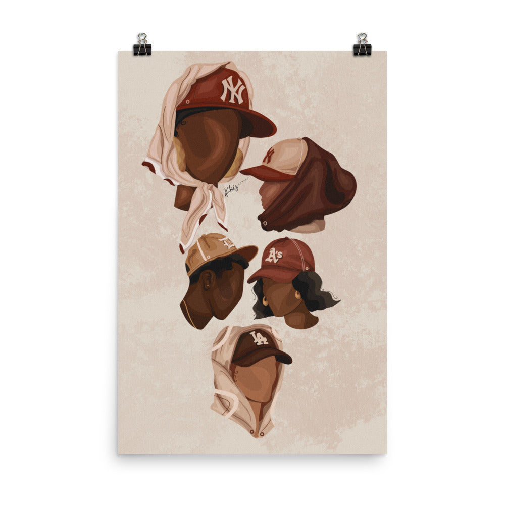 CAPTIVATED PRINT | BLACK ART WALL DECOR – Khia's Canvas