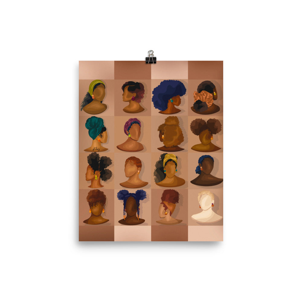 CREATE VERSATILITY PRINT | BLACK ART WALL DECOR – Khia's Canvas