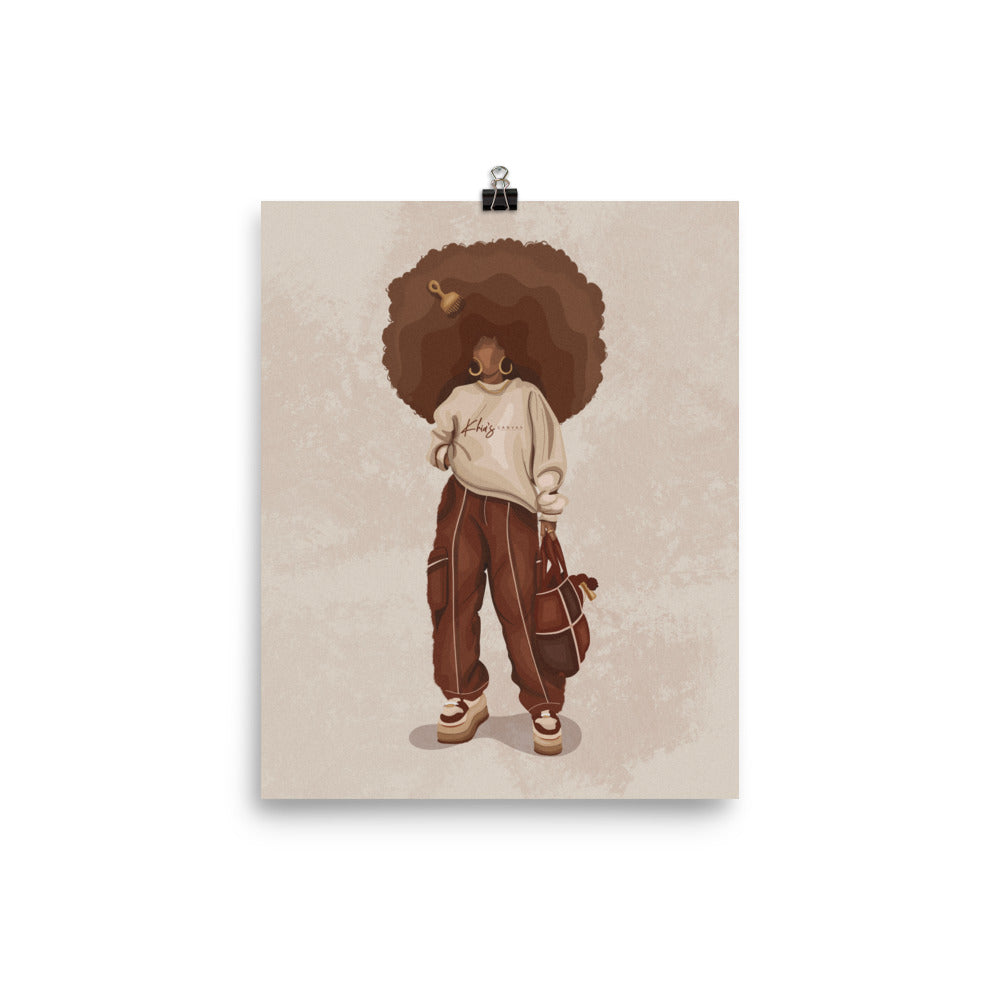 ELEVATED PRINT | BLACK ART WALL DECOR – Khia's Canvas